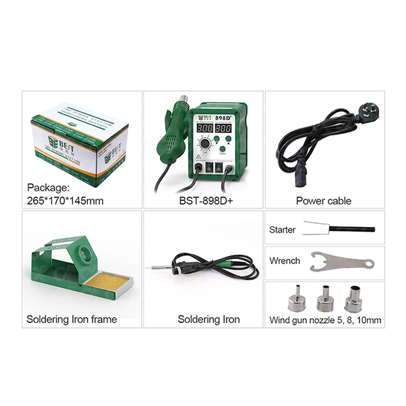 898d+ soldering station store